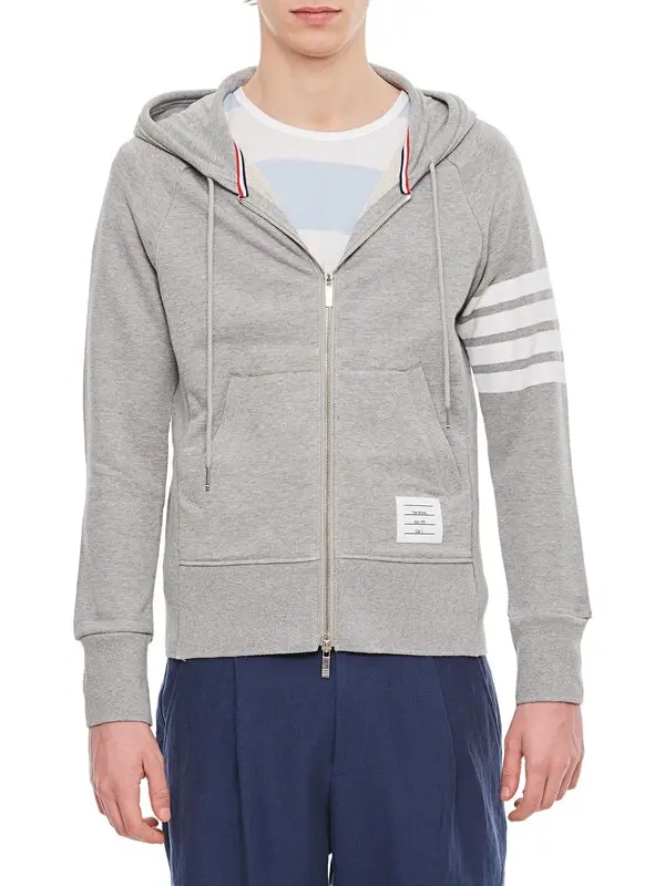 Thom Browne Classic Hoodie - Grey