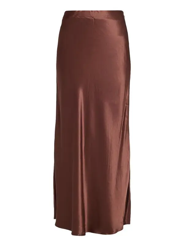 Rails Romina Leopard Belted Maxi Skirt - Espresso
