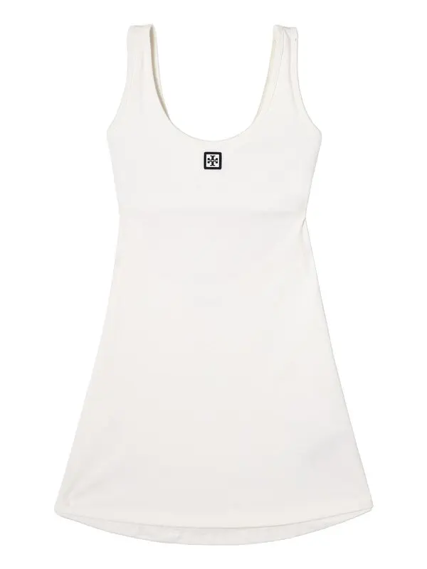 Tory Burch Stretch-jersey Mini Dress - White