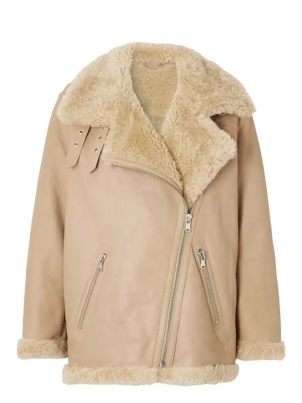 Altuzarra Shaeffer Shearling Jacket - Cream