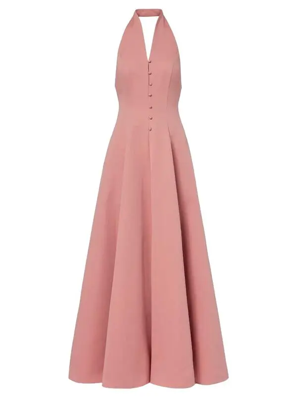 Staud Stella Halterneck Gown - Pink