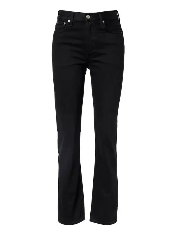Citizens Of Humanity Blaine High-rise Straight Jeans - Black