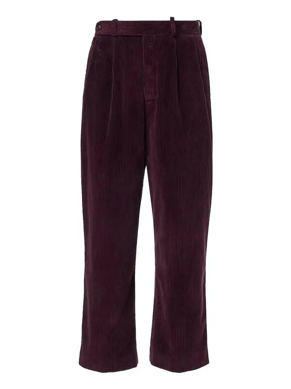 BODE Mcnab Corduroy Wide-leg Pants - Purple