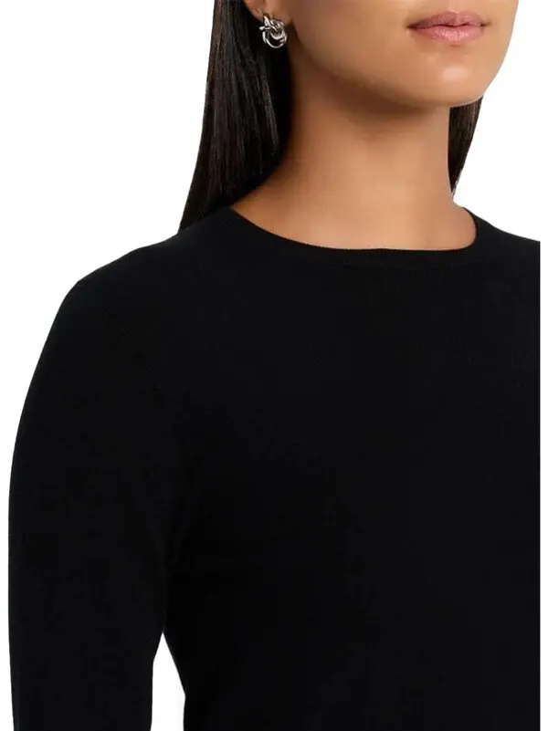 THE ROW Lissana Long-sleeve Knit Top - Black