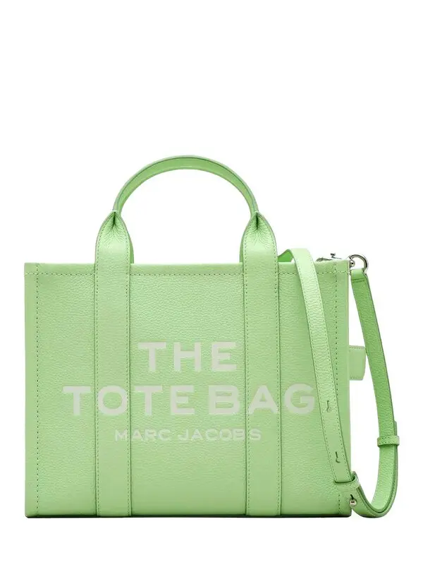 Marc Jacobs The Leather Medium Tote Bag - Green