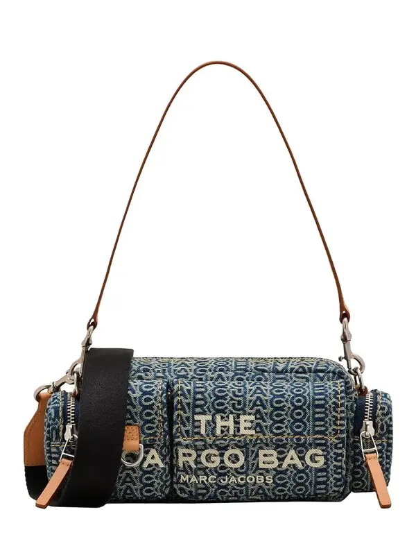 Marc Jacobs The Cargo Monogram Denim Shoulder Bag - Blue