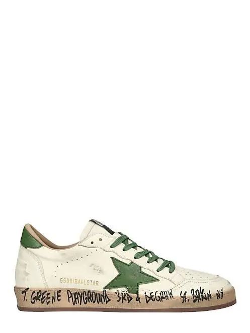 Golden Goose Ball Star Leather Low-top Trainers - White/oth
