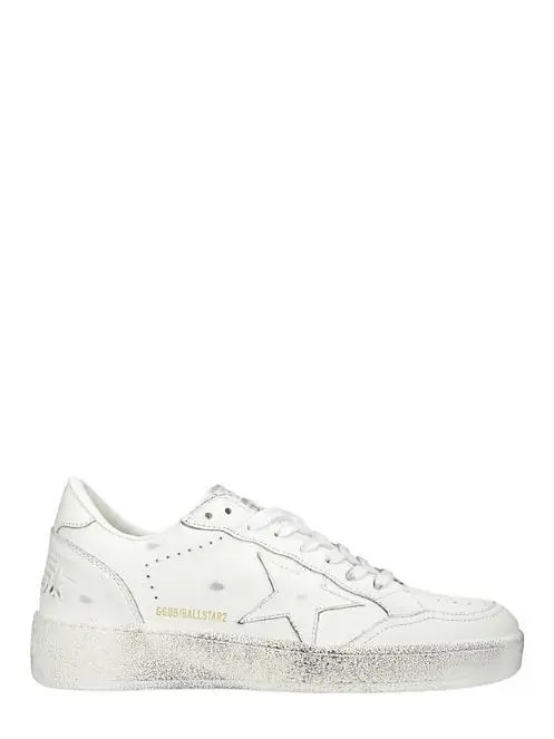Golden Goose Ball Star 2 Leather Low-top Trainers - White