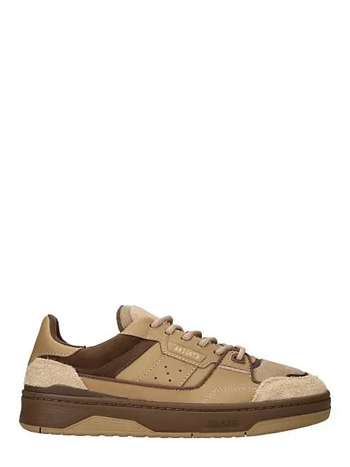 Axel Arigato Clay Leather And Suede Trainers - Tan