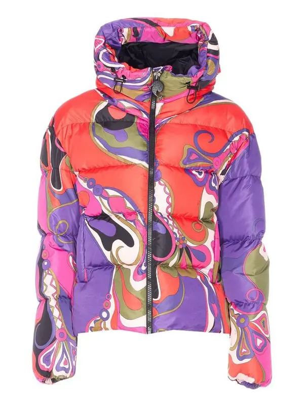 Emilio Pucci Printed Down Jacket - Multicolour
