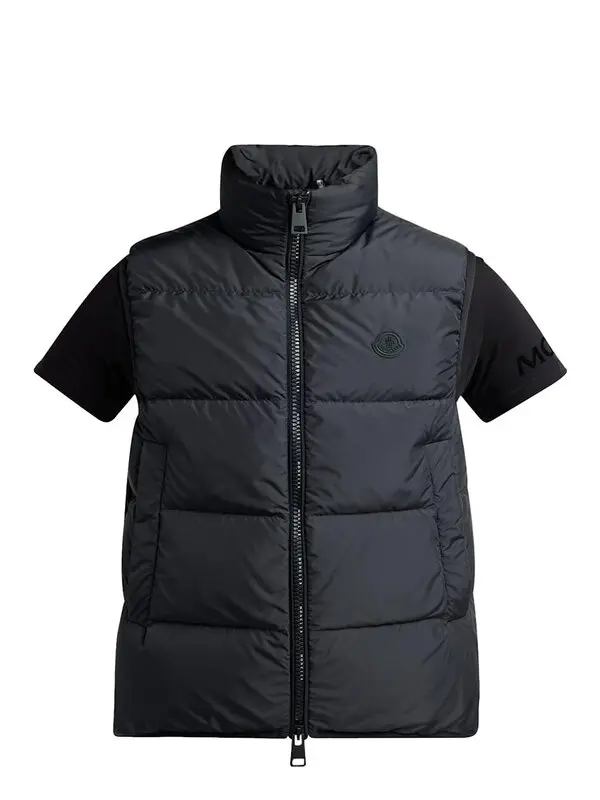 Moncler Gabas Short Sleeve Padded Vest - Black