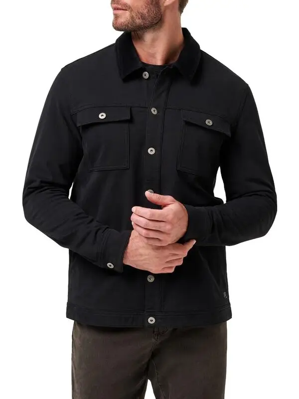 Travis Mathew Cloud Denim Trucker Jacket - Black
