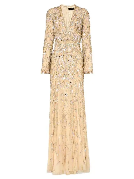 Jenny Packham Kaia Gown - Almond