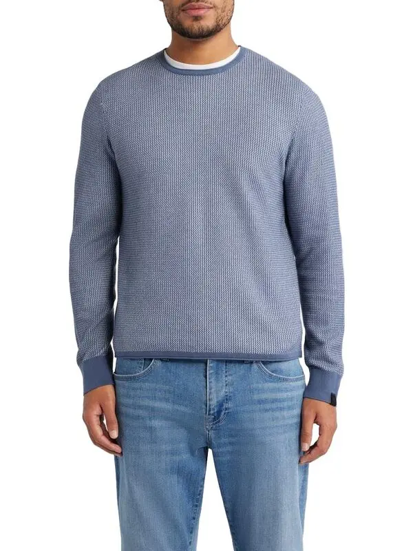 Rag & Bone Gregory Crewneck Sweater - Blue