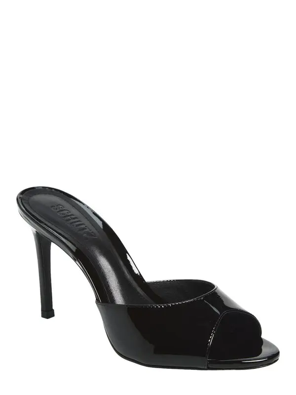 Schutz Cloe Slide Sandal - Black