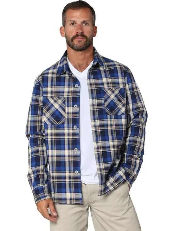 LEISURE LAB Outlander Button Up - Deep Current