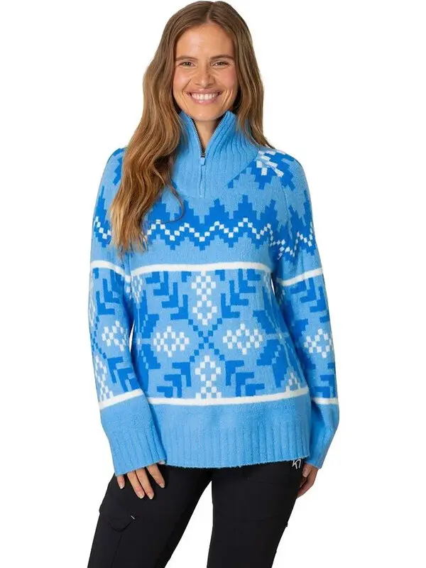 Kari Traa Amelia Knit Sweater - Ocean