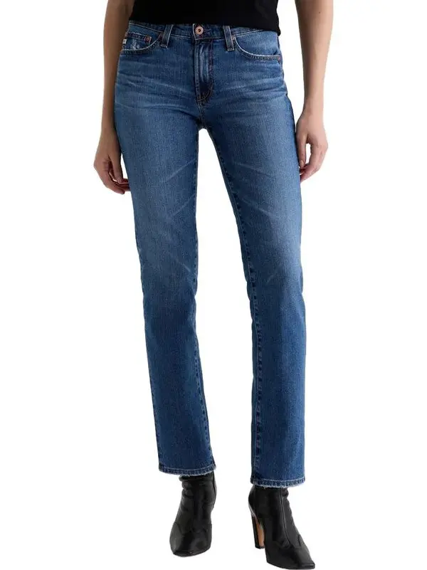 Ag Sandra Low-rise Slim Straight-leg Jeans - 15 Years Prague