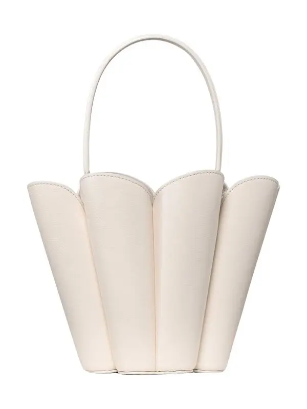 Kate Spade New York The Spade Fine Grain Leather Bucket Bag - Cream.