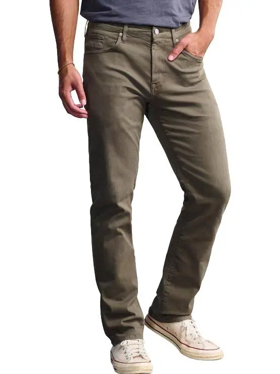 GENERAL DENIM WORKS Bridge Straight Leg Jeans - Olive Denim