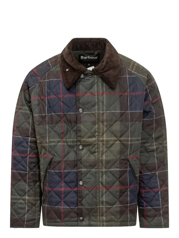 Barbour Heritage Tartan Quilted Jacket - Green