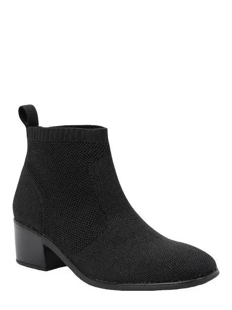 Naot Legacy Ankle Booties - Black Silver Knit