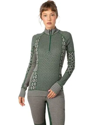 Kari Traa Smekker 1/2-zip Top - Thyme
