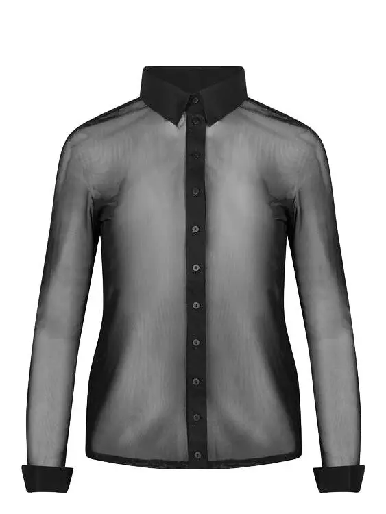 Anne Fontaine Avril Designer Shirt - Black