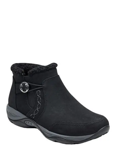 Easy Spirit Erique Water Repellent Faux Shearling Lined Bootie - Black