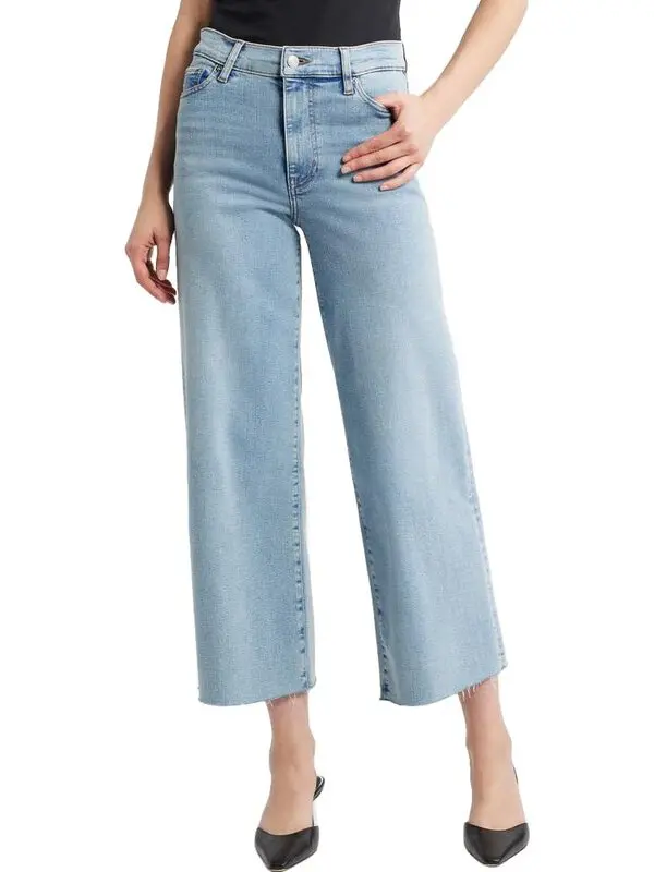 FRAME Le Slim Palazzo Crop Wide Leg Jeans - Springs Raw After