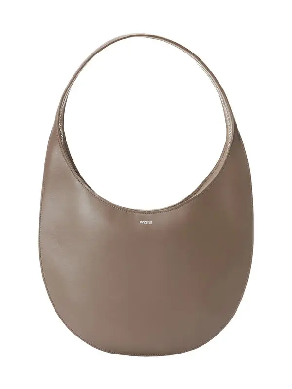 Coperni Swipe Medium Leather Shoulder Bag - Brown