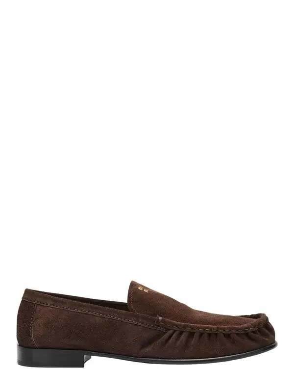 Miu Miu Mocassin Loafers - Moro