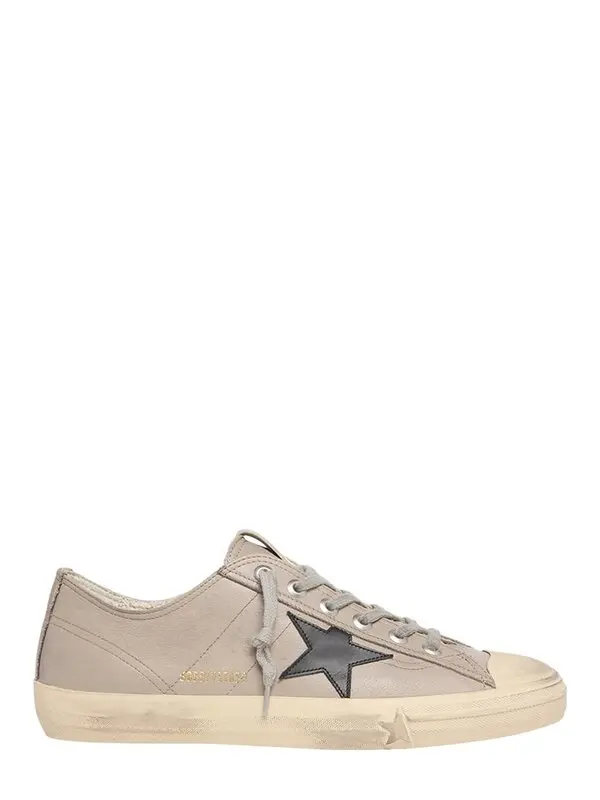 Golden Goose V-star 2 Leather Low-top Sneakers - Pearl Black
