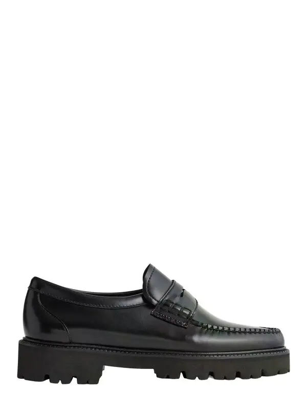Madewell G.h.bass Grace Super Lug Loafers - Black
