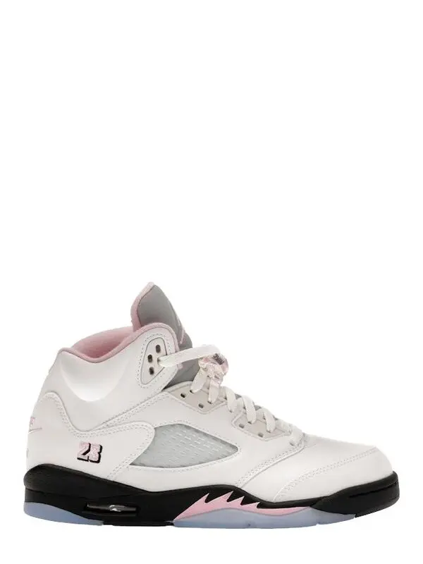 JORDAN 5 Retro Sneakers - White/medium Soft Pink/black