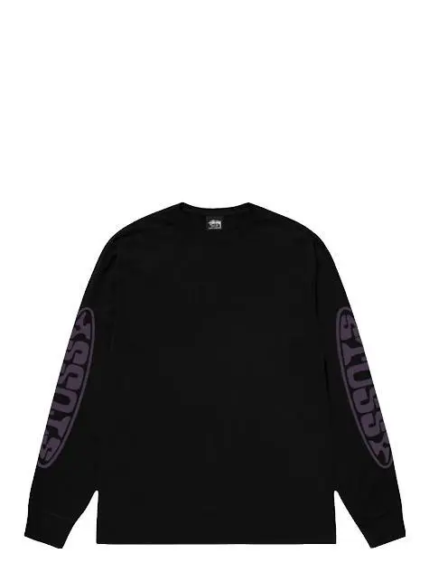 StÜssy Pill Long Sleeve Tee Shirt - Black