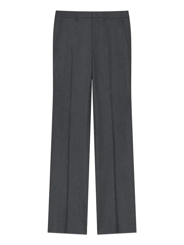 Givenchy Tailored Flannel Trousers - Grey Mix