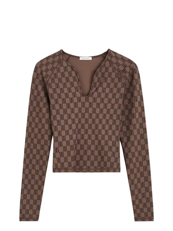 BY MALENE BIRGER Venazia Long-sleeve Top - Dark Mahogany