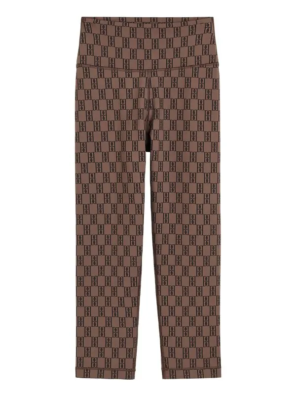 BY MALENE BIRGER Polly Capri Leggings - Dark Mahogany