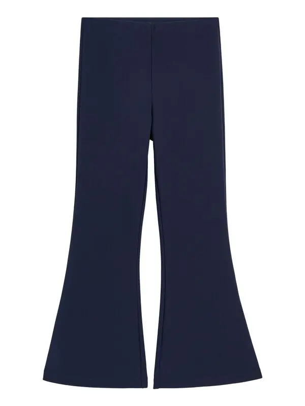 BY MALENE BIRGER Vilanna High-waist Flared Cropped Trousers - Night Sky