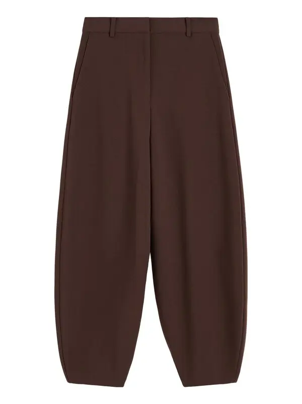 BY MALENE BIRGER Carlien High-waist Trousers - Warm Brown