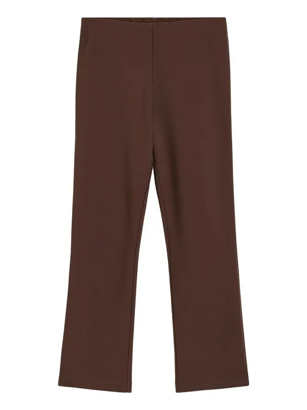 BY MALENE BIRGER Vilea Cropped Trousers - Warm Brown