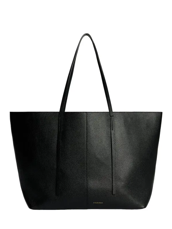 BY MALENE BIRGER Abilla Leather Tote - Black
