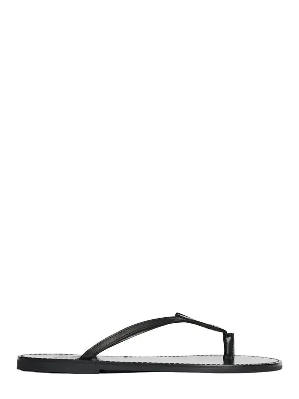 BY MALENE BIRGER Lalla Leather Sandals - Black