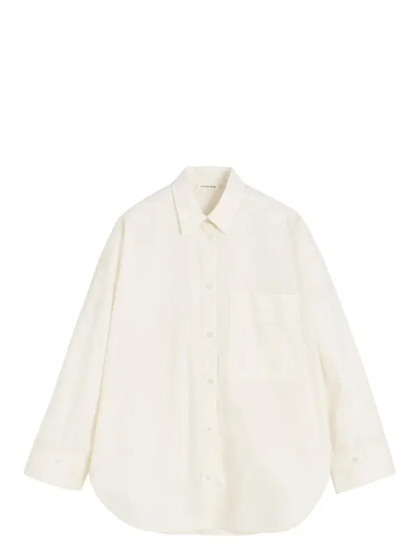 BY MALENE BIRGER Derris Organic Cotton Shirt - Whisper White