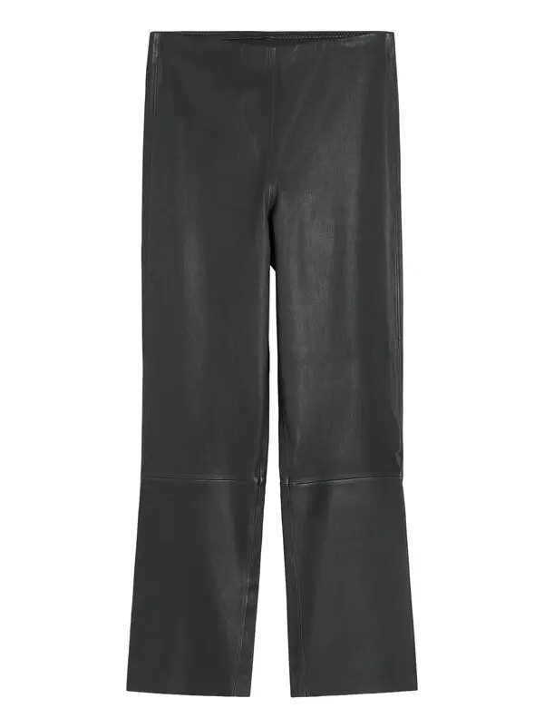 BY MALENE BIRGER Florentina Leather Trousers - Black