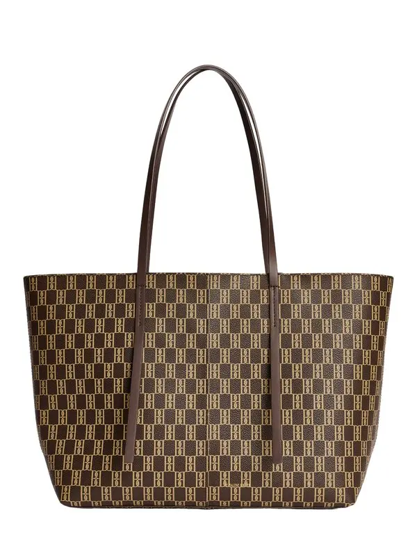 BY MALENE BIRGER Abigail Monogram Tote Bag - Shale