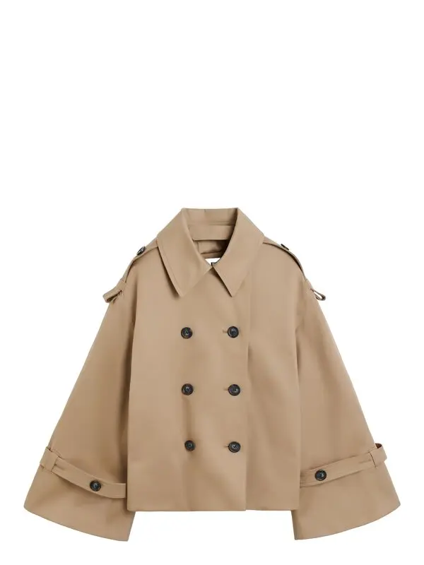 BY MALENE BIRGER Alisandra Trench Jacket - Fosil