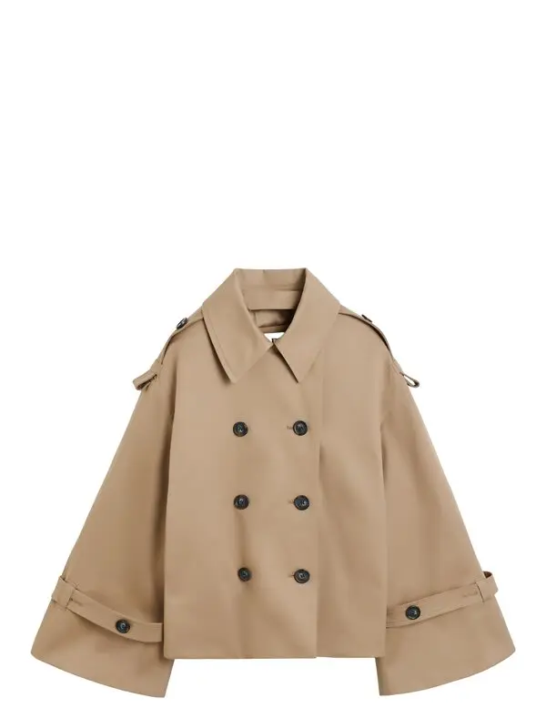 BY MALENE BIRGER Alisandra Trench Jacket - Fosil