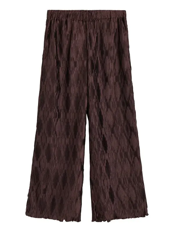BY MALENE BIRGER Letita Wide-leg Trousers - Warm Brown